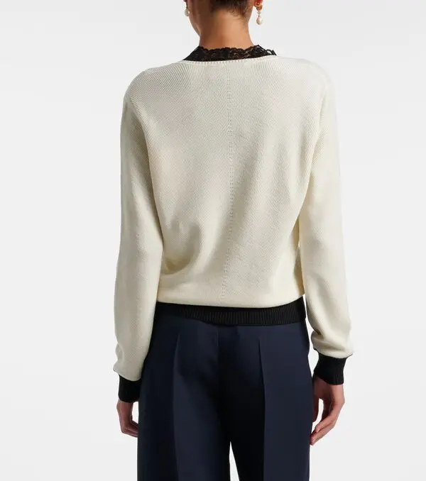Valentino Garavani Vlogo Wool-blend Sweater