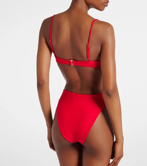 Jade Swim Incline Bikini Bottoms - Red