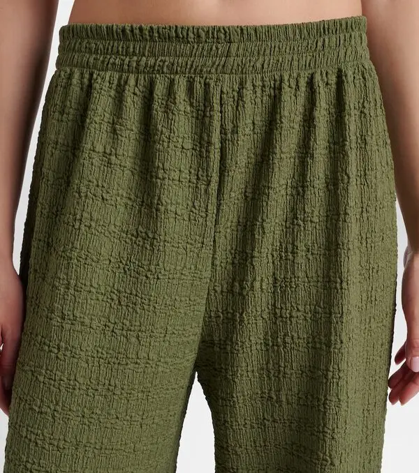 Jade Swim Amaya Sheer Wide-leg Pants - Green