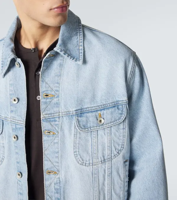 Studio Nicholson Bleached Wash Denim Jacket