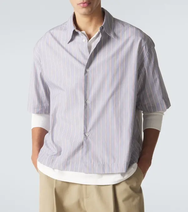 Studio Nicholson Sanko Striped Cotton Shirt