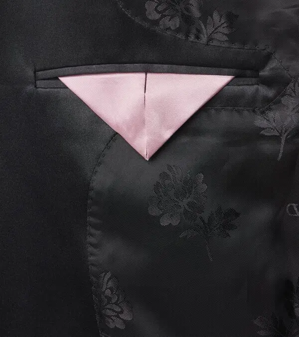 Valentino Garavani Polka-dot Jacquard Tuxedo Jacket