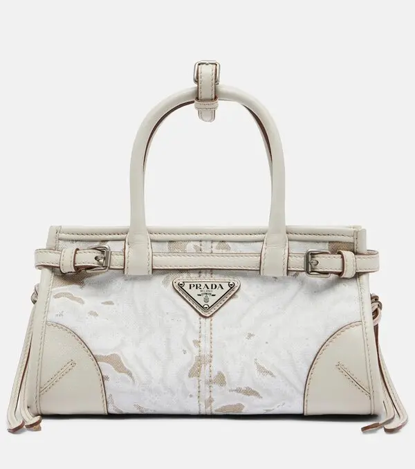 Prada Bonnie Small Top-handle Bag - White