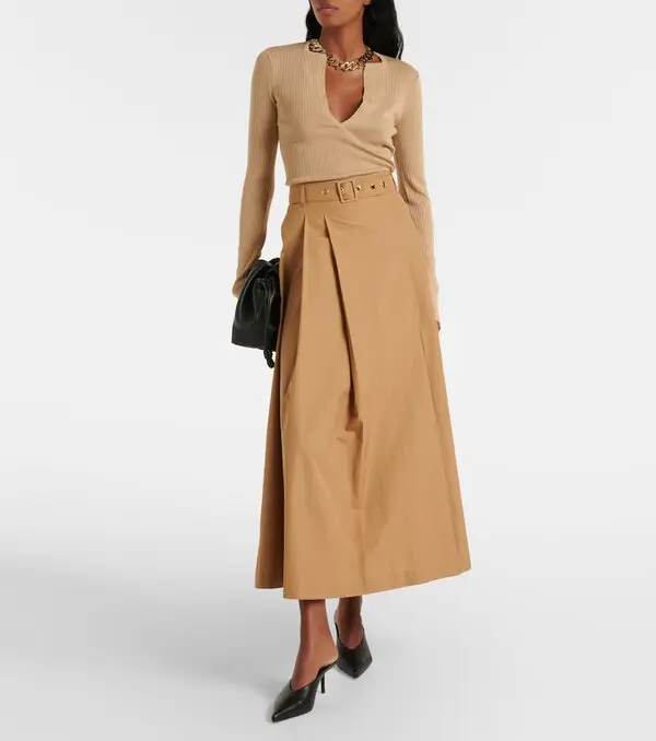 Max Mara Silk And Cashmere Sweater - Beige