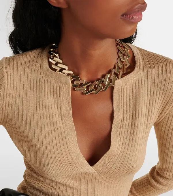 Max Mara Silk And Cashmere Sweater - Beige
