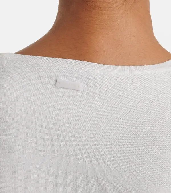 Max Mara Embellished V-neck Top