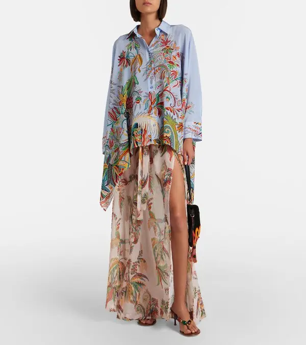 Etro Printed Maxi Skirt - Multicoloured