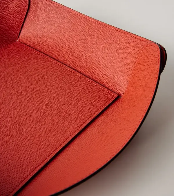 GIOBAGNARA Safran Medium Leather Bowl - Orange