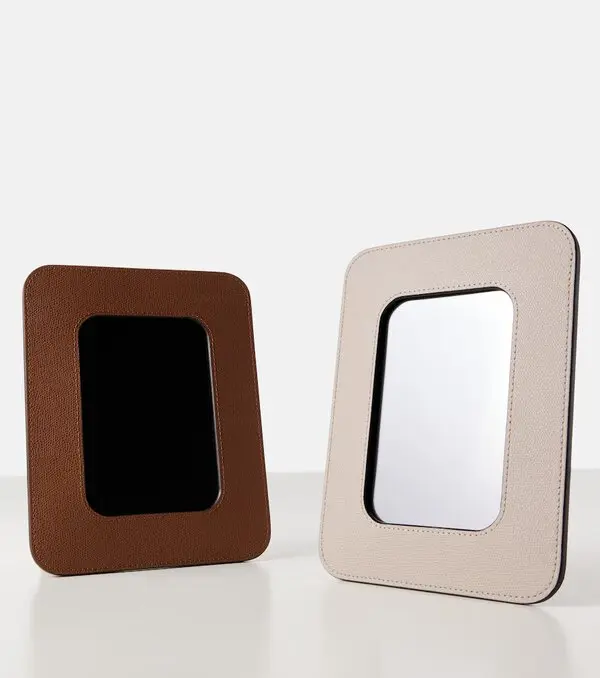 GIOBAGNARA Polo Small Leather Picture Frame