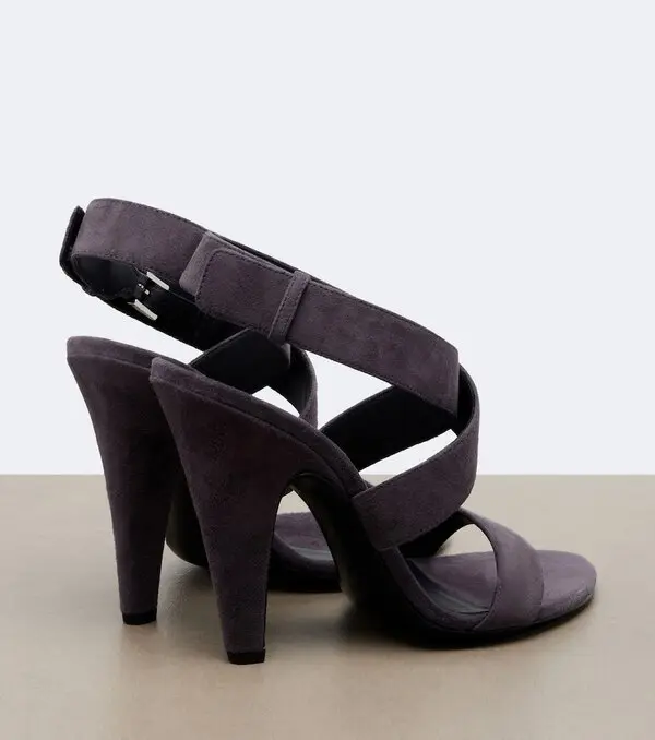 Alaïa Suede Sandals - Grey