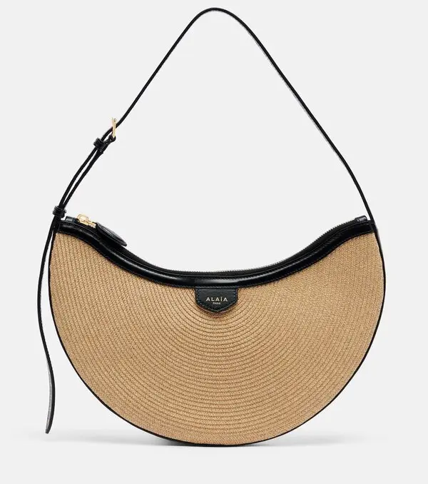 Alaïa Demi Lune Shoulder Bag - Beige