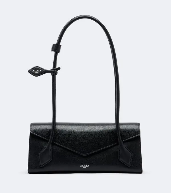 Alaïa Le Teckel Small Leather Shoulder Bag - Black