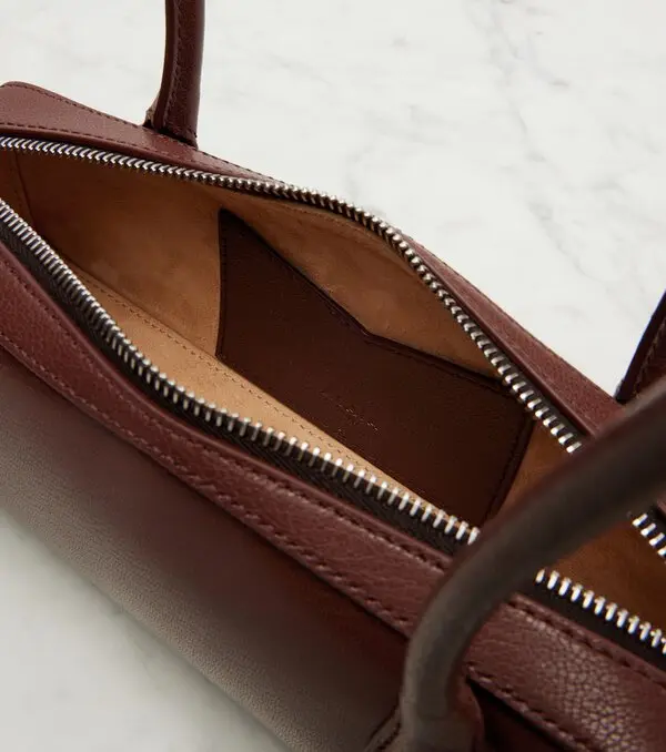 Alaïa Le Teckel Small Leather Shoulder Bag - Brown