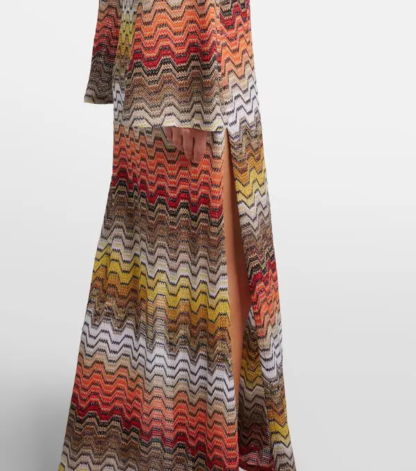 Missoni Wave Lamé Beach Dress