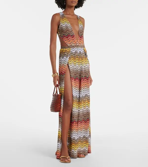 Missoni Wave Lamé Jumpsuit - Multicoloured