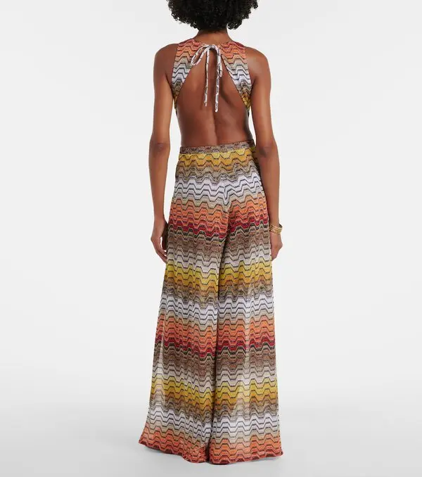 Missoni Wave Lamé Jumpsuit - Multicoloured