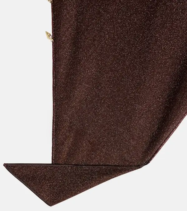 Oseree Lumière Embellished Scarf