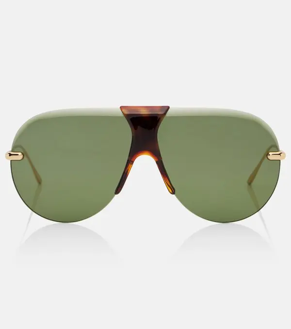 Loewe Slim Aviator Sunglasses - Brown