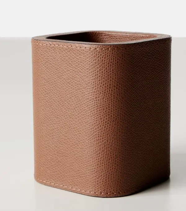 GIOBAGNARA Polo Leather Pen Pot