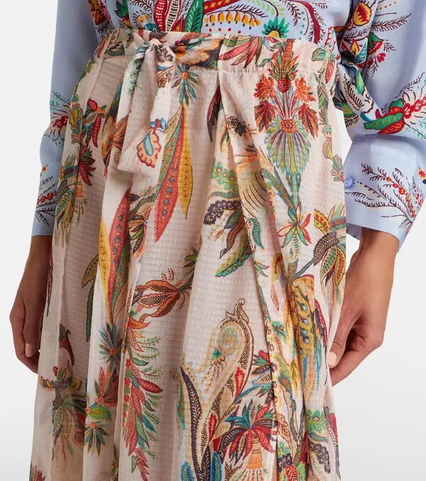 Etro Printed Maxi Skirt