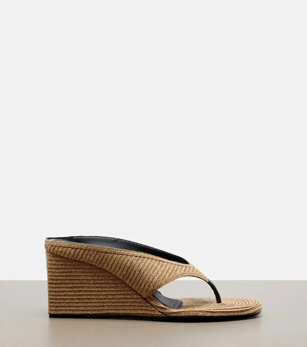 Alaïa Cube Wedge Sandals