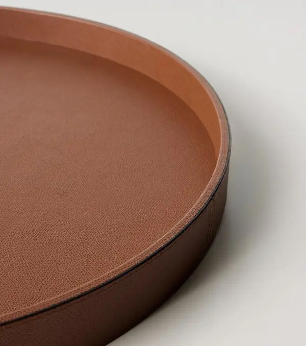 GIOBAGNARA Polo Large Leather Tray