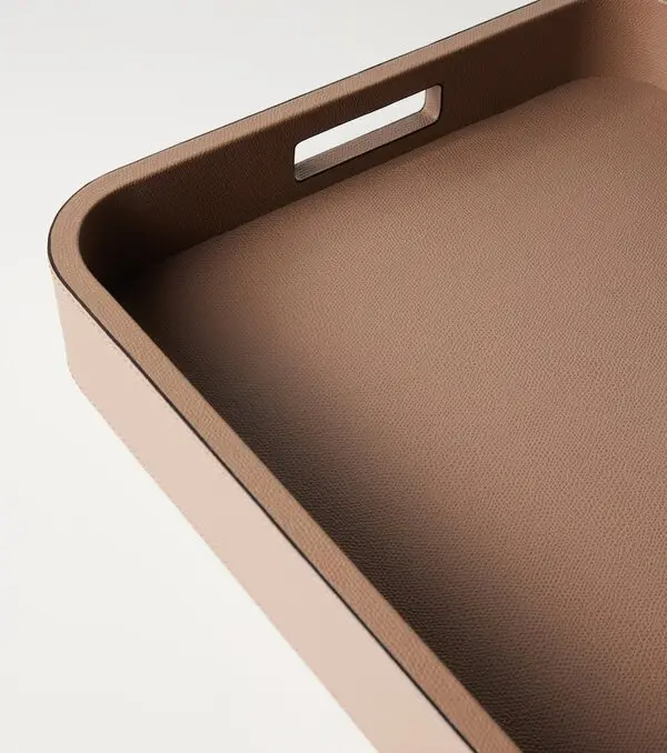 GIOBAGNARA Polo Large Leather Tray