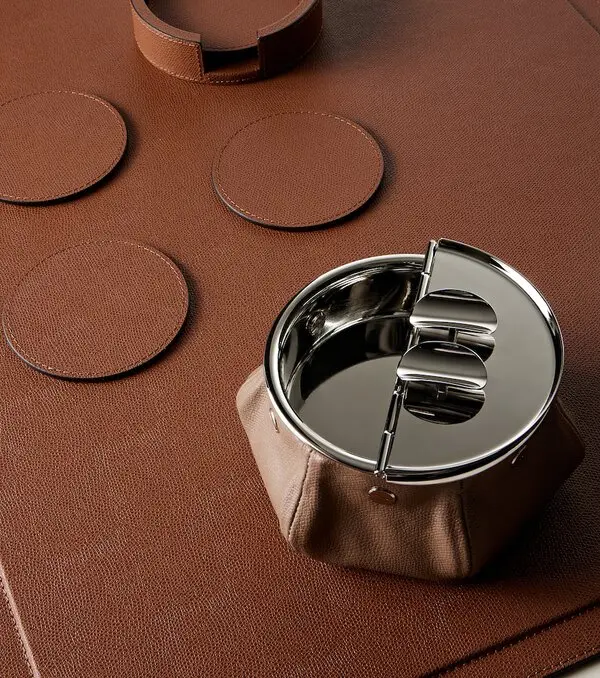 GIOBAGNARA Laurence Bean Bag Leather Ashtray