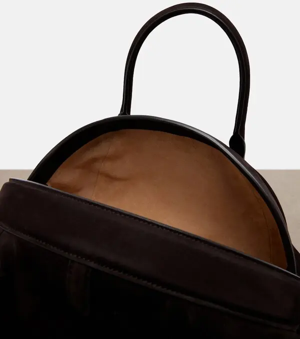 Alaïa Small Suede Top-handle Bag - Brown