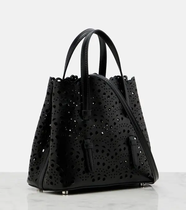 Alaïa Mina 20 Vienne Leather Top-handle Bag