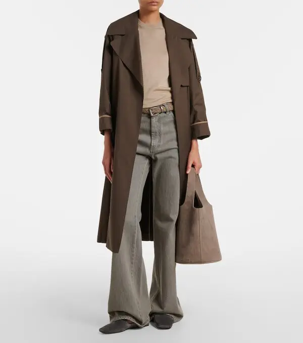 Max Mara Suede Mules - Grey