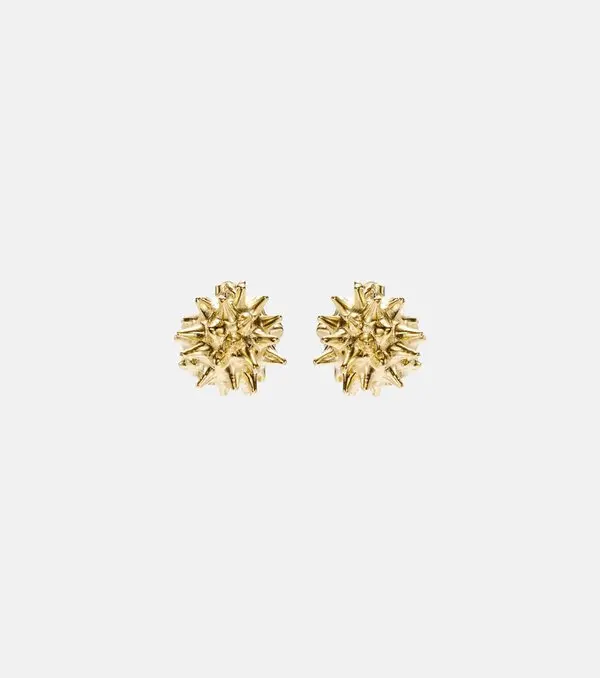 YSSO Sea Urchin 24kt -plated Earrings - Gold