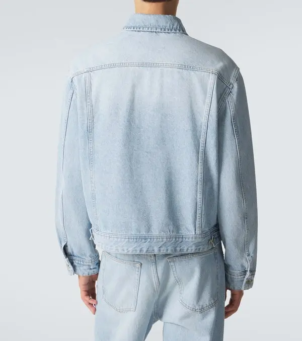 Studio Nicholson Derby Denim Jacket Bleached Wash