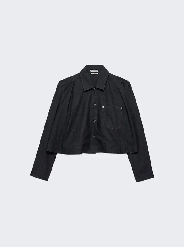 JW Anderson Flare Hem Shirt - Navy