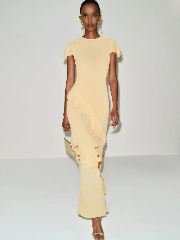 REFORMATION Camila Dress - Yellow