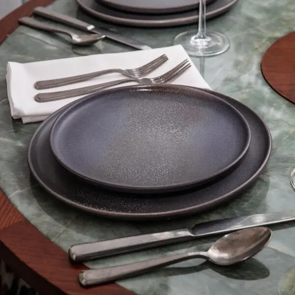 FORTESSA Iceland Volcanic 12-piece Dinnerware Set