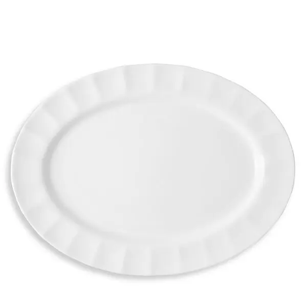 FORTESSA Blyss Bone China Oval Platter - White