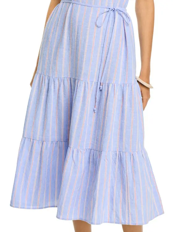 Tommy Bahama Sea Salt Bay Sleeveless Tiered Sundress