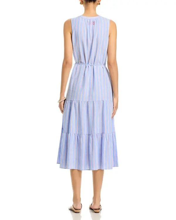 Tommy Bahama Sea Salt Bay Sleeveless Tiered Sundress
