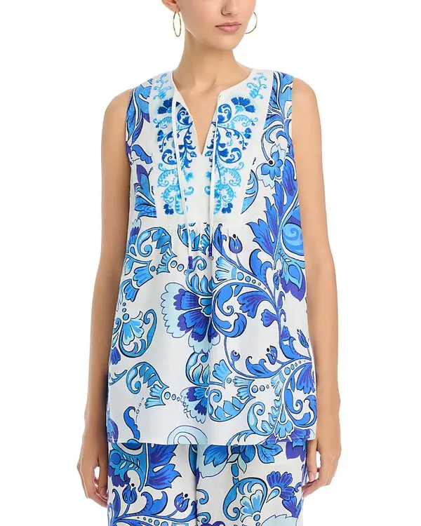 Johnny Was Linen Tunic
