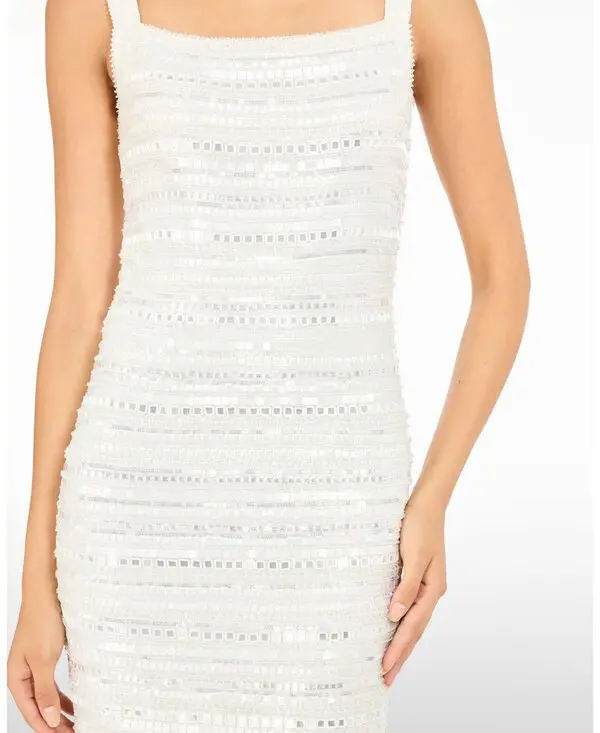 Jenny Packham Gigi Beaded Mini Dress - Ivory