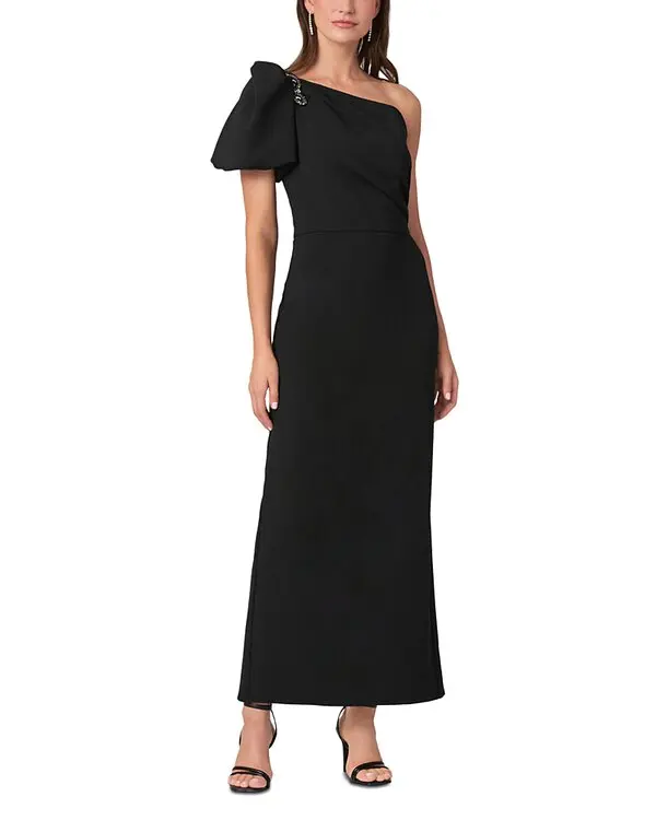 Shoshanna One-shoulder Embellished Maxi Dress