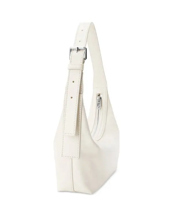 Alexander Wang Punch Small Leather Hobo Bag - Vanilla