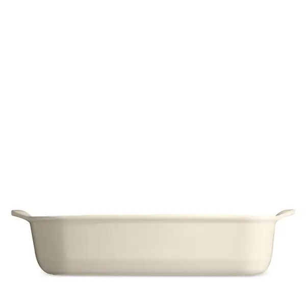 EMILE HENRY The Right Dish Rectangular Baker, 3.1 Qt - Ecru