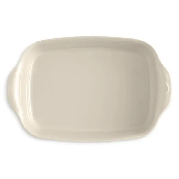 EMILE HENRY The Right Dish Rectangular Baker, 3.1 Qt - Ecru