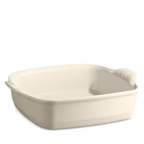 EMILE HENRY The Right Dish Square Baking Dish, 2.2 Qt - Ecru