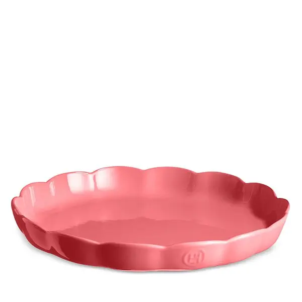 EMILE HENRY Madeleine Round Tart Dish - Pink
