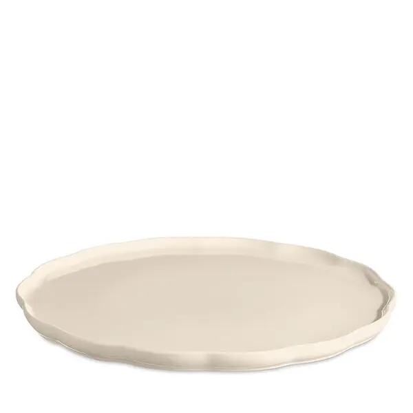 EMILE HENRY Madeleine Round Serving Platter - Ecru