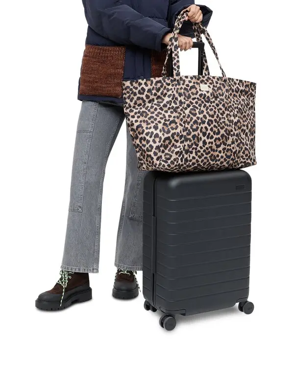 LOEFFLER RANDALL Dina Travel Tote - Brushed Leopard