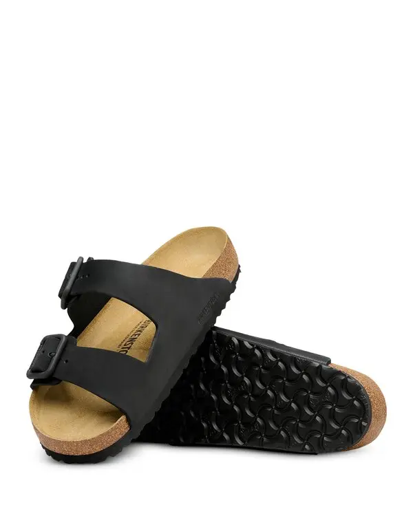 BIRKENSTOCK Arizona Two-strap Buckled Sandals - Black